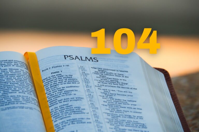 Salmo 104: Estudo versículo por versículo comentado e explicado