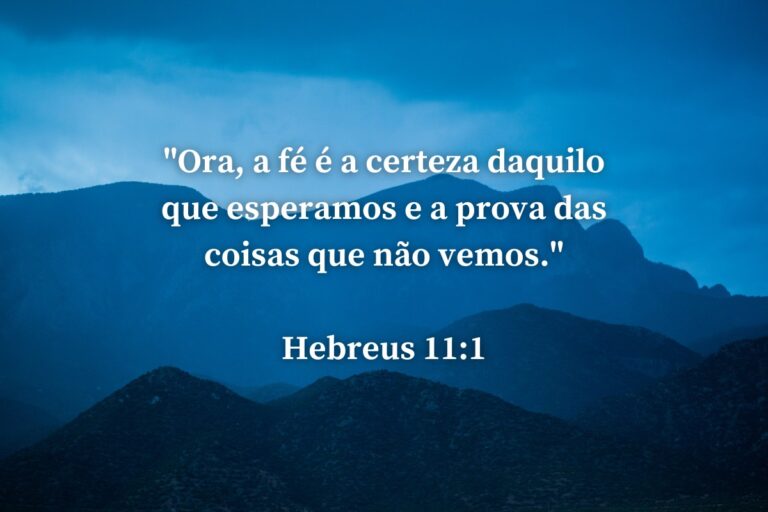 50 Melhores Versículos da Bíblia sobre fé