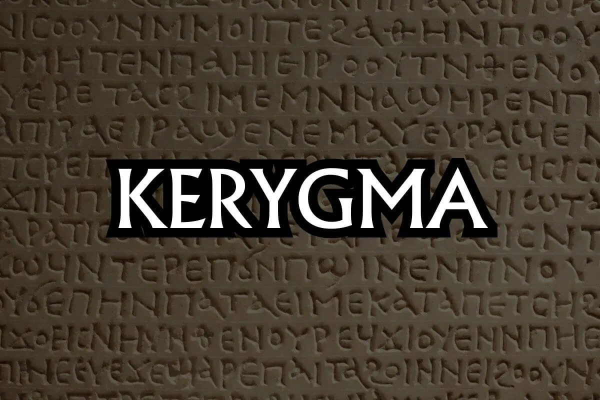 Qual o significado bíblico de Kerygma?